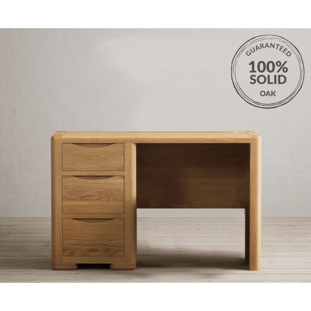 Dereham Solid Oak Dressing Table | Oak Furniture Superstore