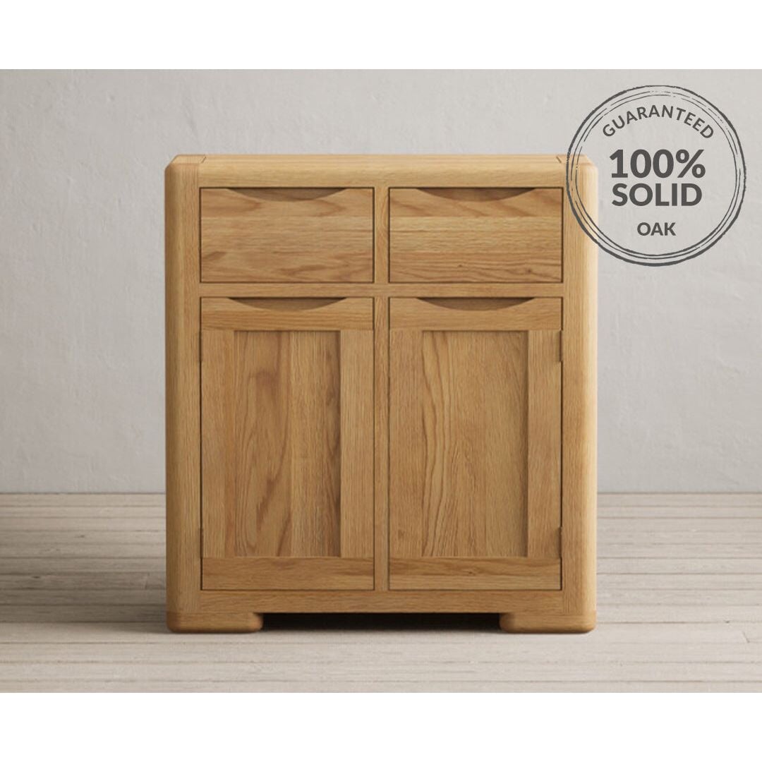Dereham Solid Oak Hallway Sideboard | Oak Furniture Superstore