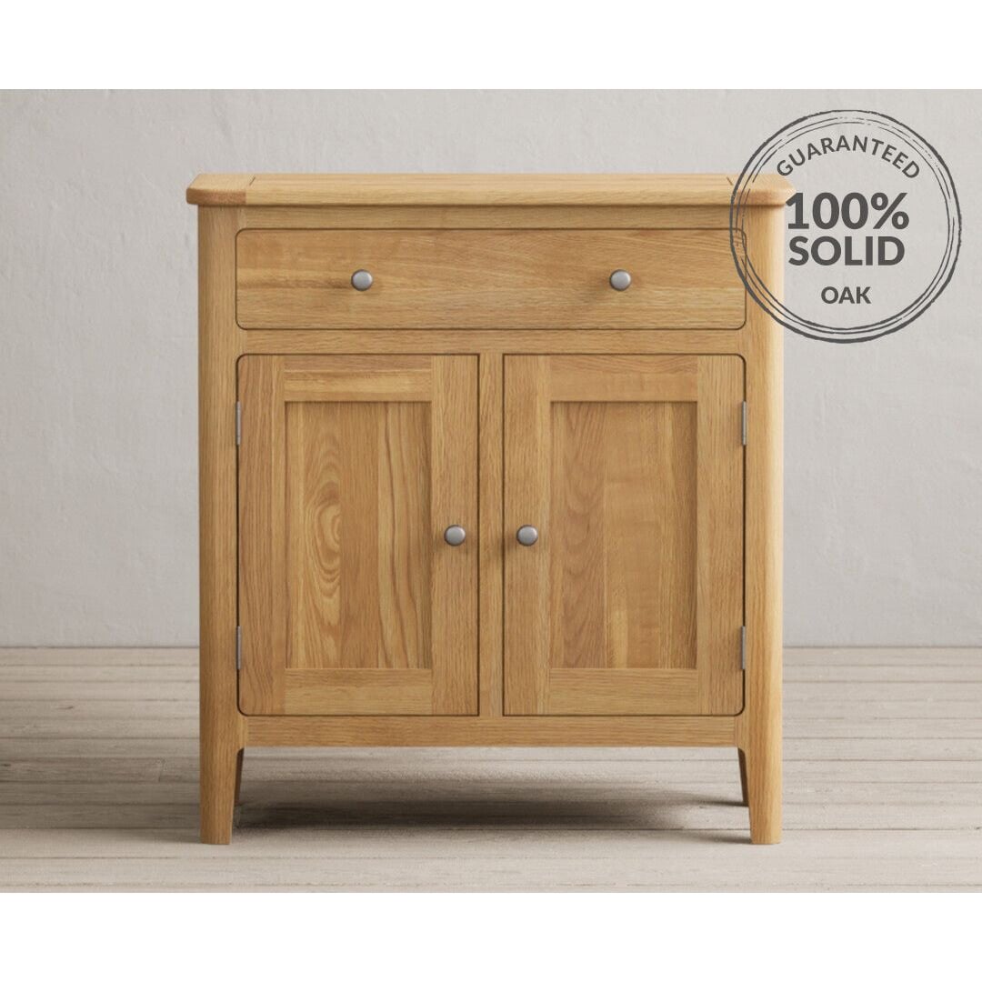 Sheringham Solid Oak Hallway Sideboard | Oak Furniture Superstore