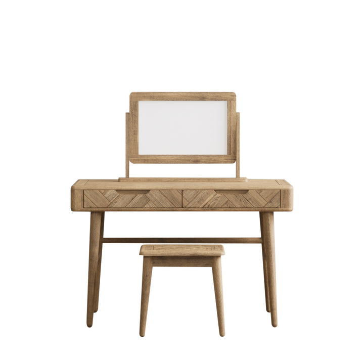 Carson Solid Oak Dressing Table Set